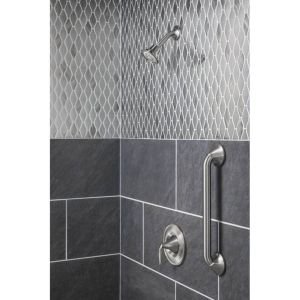 Moen YG2812ORB Bathroom Safety 12-Inch Stainless Steel Transitional Bathroom Grab Bar, Oil-Rubbed Bronze