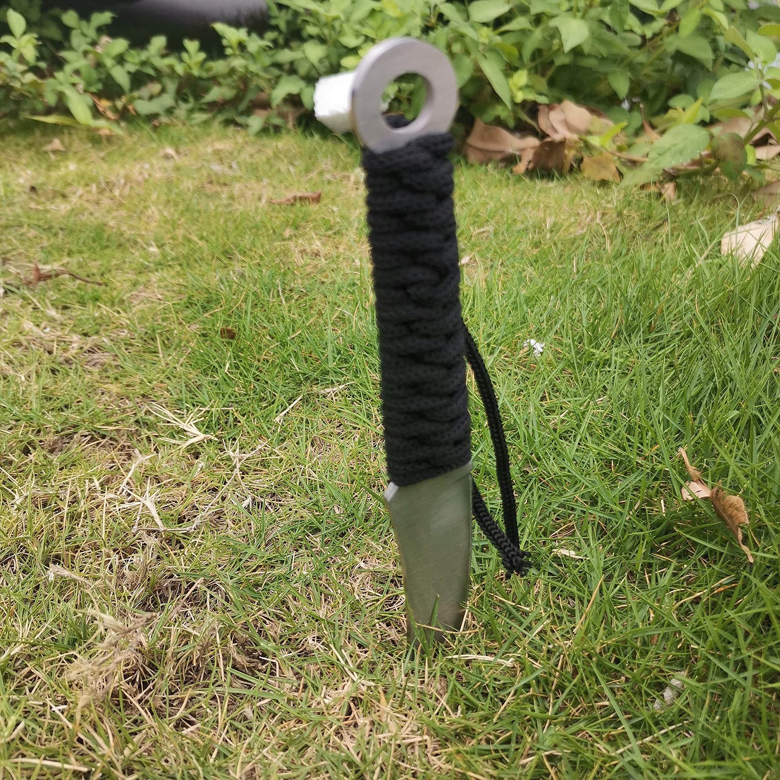 CHENHAN 3.35-inch Fixed Blade Knife with Sheath, Survival Tactical Knife,Hunting Knife with Rope Handle,Good for Camping Hunting and Outdoor