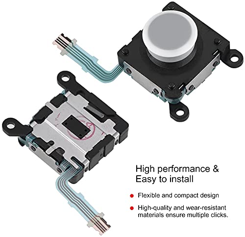 CHENLAN Joystick Button 3D Rocker Analog ThumbStick Replacement for Sony PSV 2000 PS Vita 2000 2001 White