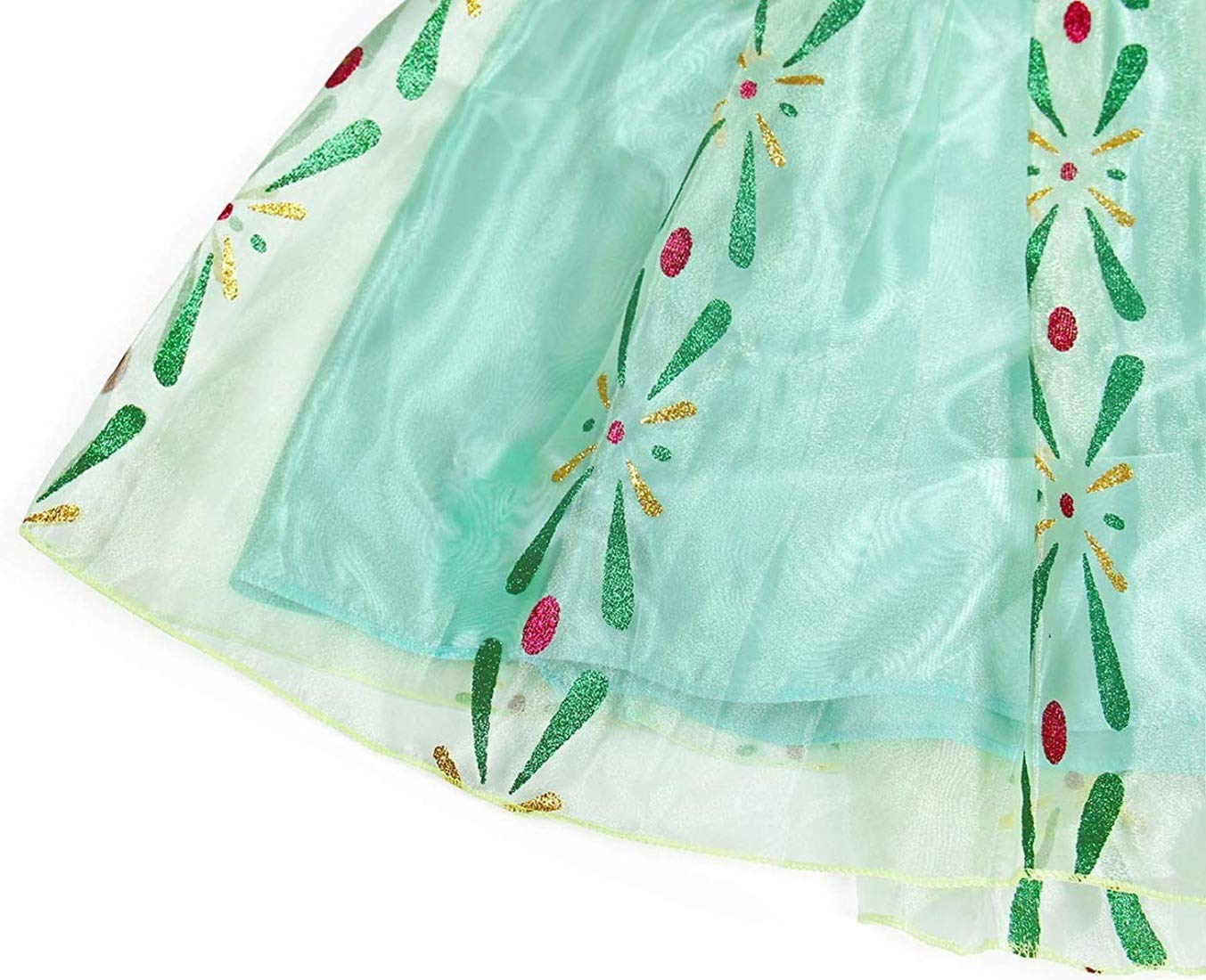 Xinfenglai Green Girls Cosplay Dance Dress Princess Costumes (3-4T)