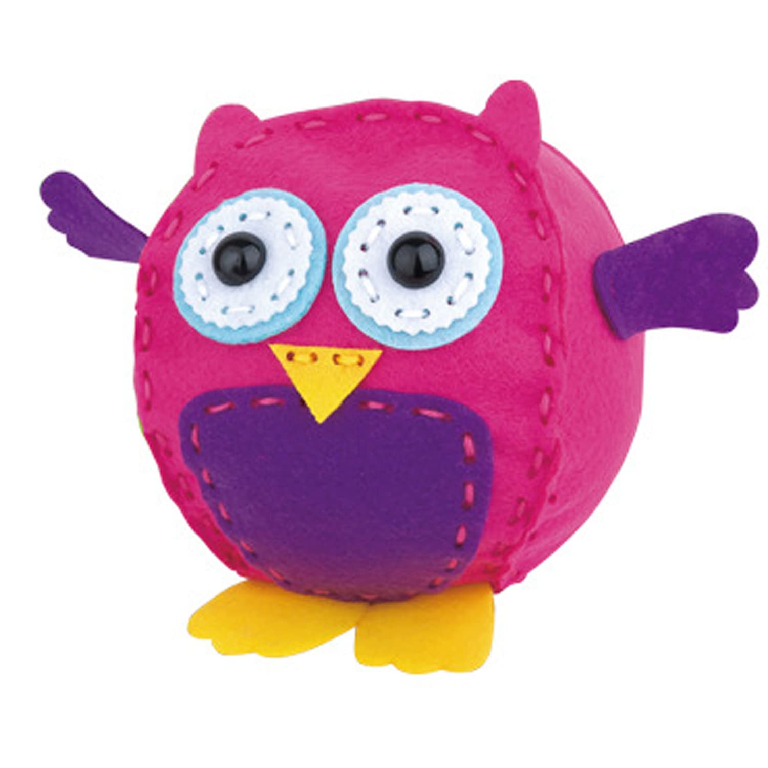 DBlosp Beginner Sewing Kit for Kids - Sew Your Own Doll - Beginner My First Art & Craft,Gift for Girls and Boys, Learn to Sew, Embroidery (Owl )