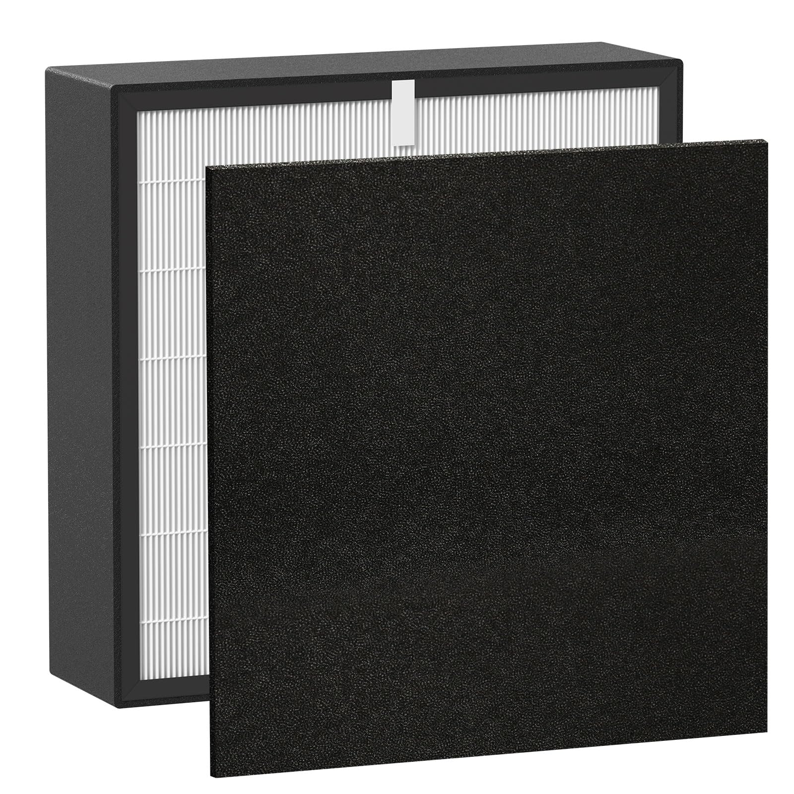 FF50 Silver Carbon FIT50 HEPA Filter Replacement Compatible with BreatheSmart FF50 FIT50 FF50-VOC Air Cleaner Purifier, Compared to Part HEPA-Pure FF50, FF50-VOC, 1 Pack
