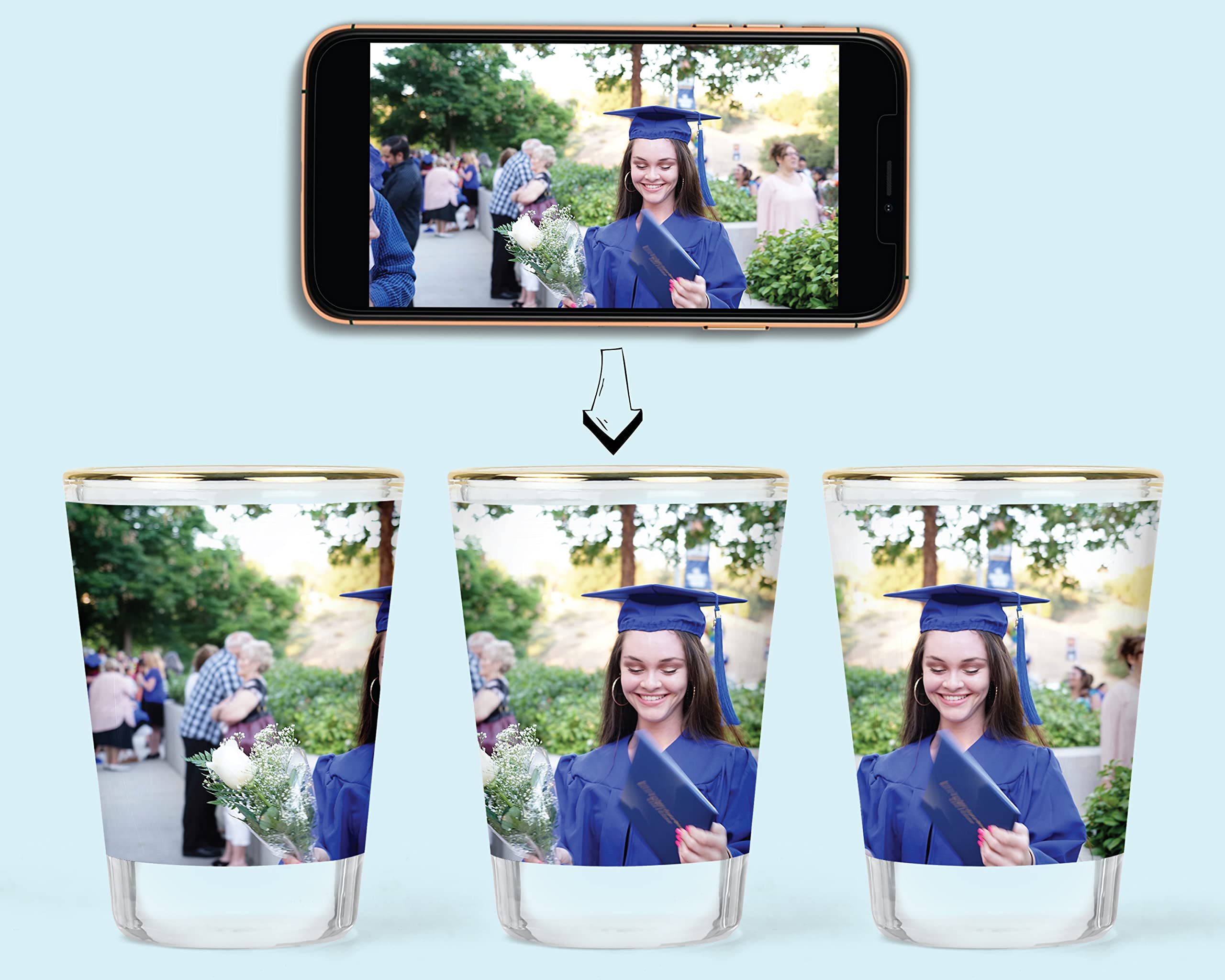 Custom Shot Glasses - Customized Shot Glass - Picture Shot Glasses - Wedding Shot Glass - Personalized Shot Glasses - Birthday Shot Glass