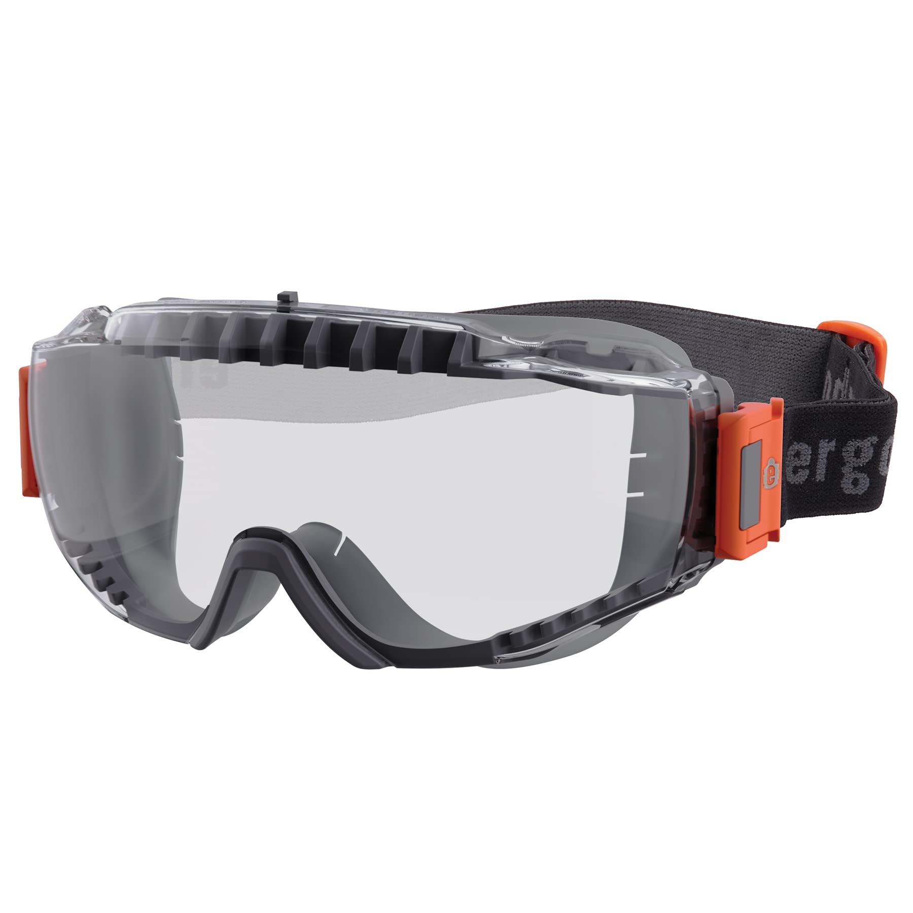 Ergodyne Skullerz Modi Protective OTG Safety Goggle, Indirect Venting, Anti Fog, Scratch Resistantâ, Adjustable Fabric Strap