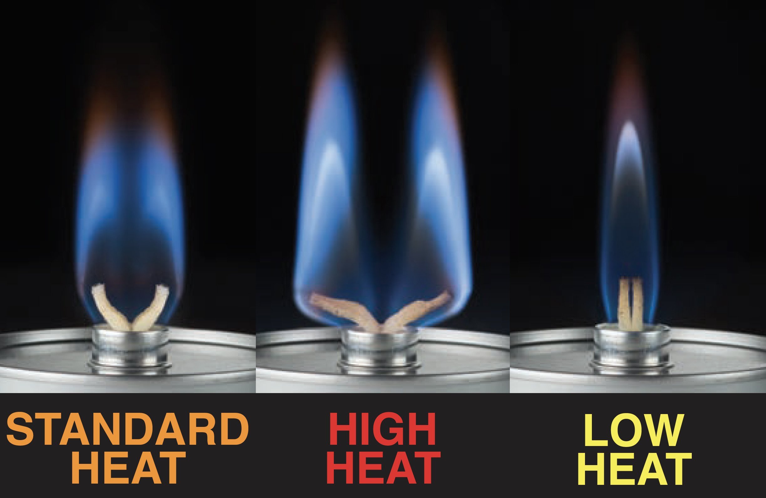 Hollowick Easy Heat 6-3-8 Adjustable Heat, Liquid Wicked Chafing Fuel with a Pop Top (6 Cans/Carton)