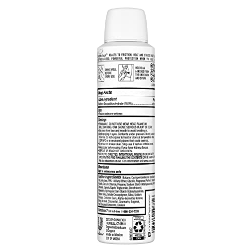 Degree Unlimited Antiperspirant Deodorant Dry Spray Fresh 2 Count Long-Lasting Sweat & Odor Protection with Antiperspirant Technology SmartAdapt Tech 3.8 oz