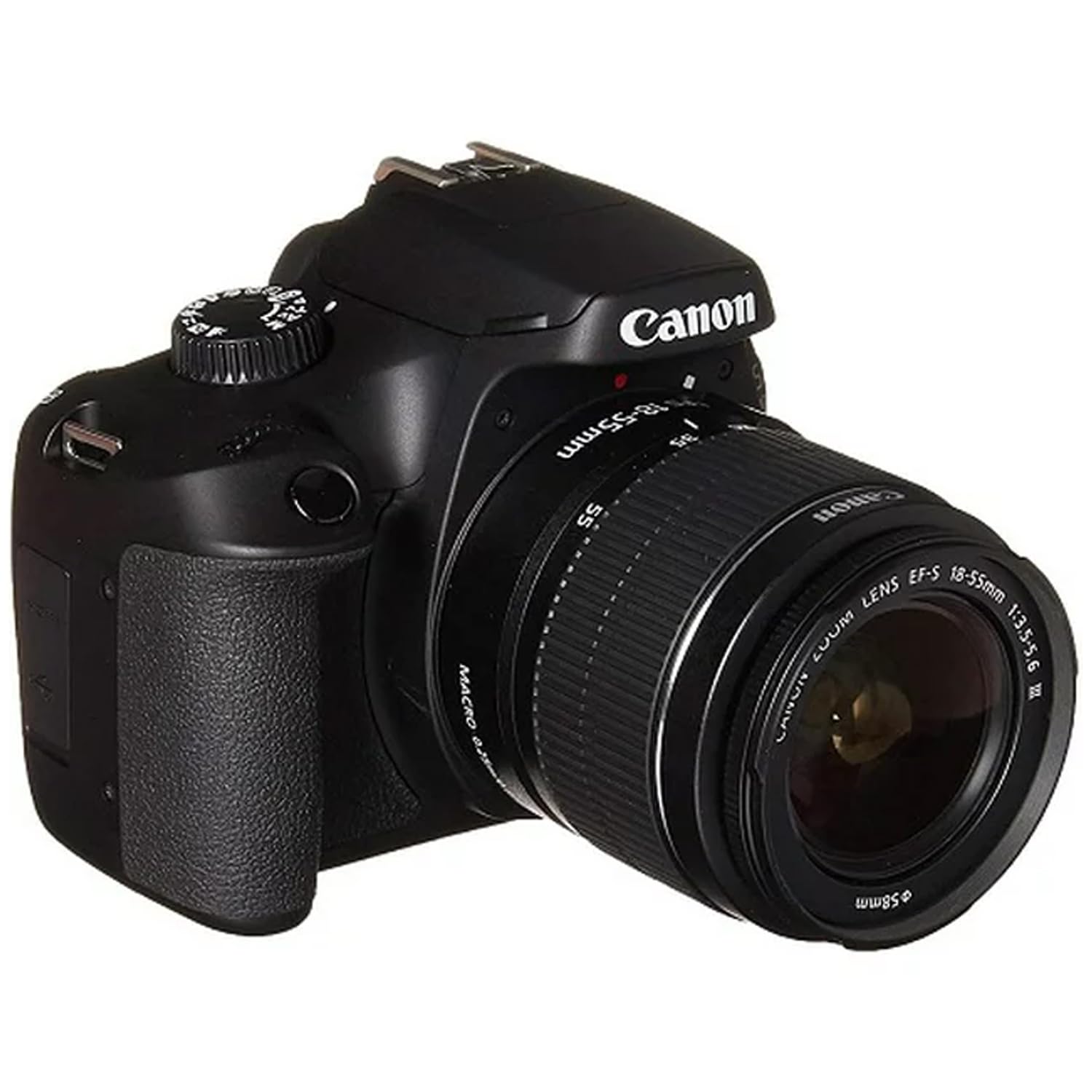 Canon EOS 4000D (Rebel T100) DSLR Camera with 18-55mm Lens + Filters + Tripod + Mini Tripod + PC Software + More (21 pc Bundle)