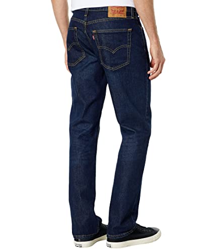 Levi's Men's 514 Straight Fit Jeans, (New) Clean Run-Dark Indigo (Advanced Stretch), 34W x 32L