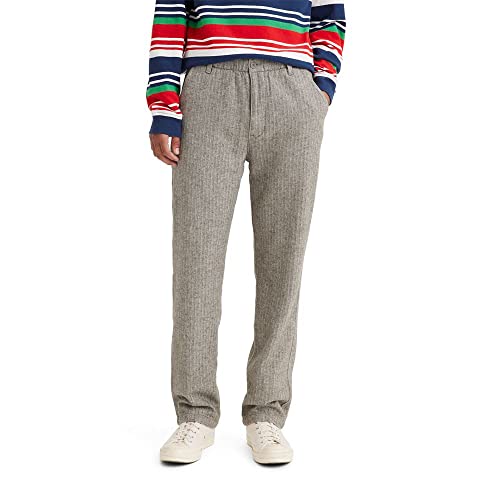 Levi's Men's Chino EZ Pants, (New) Cosy Dark Grey Herringbone, XX-Large