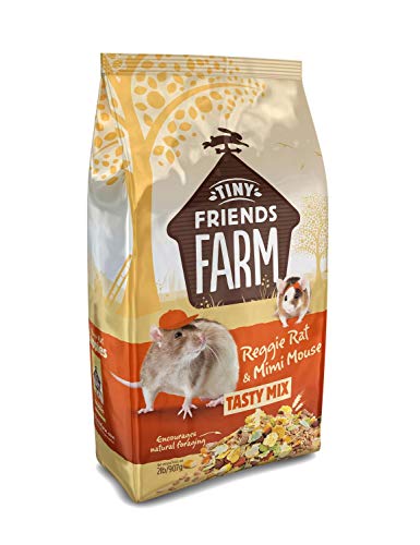 Supreme Tiny Friends Farm Reggie Rat and Mimi Mouse Tasty Mix 2lb