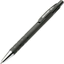 SKILCRAFT 7520-01-352-7309 Rubberized Fine Ball Point Pen, Black (Pack of 12)