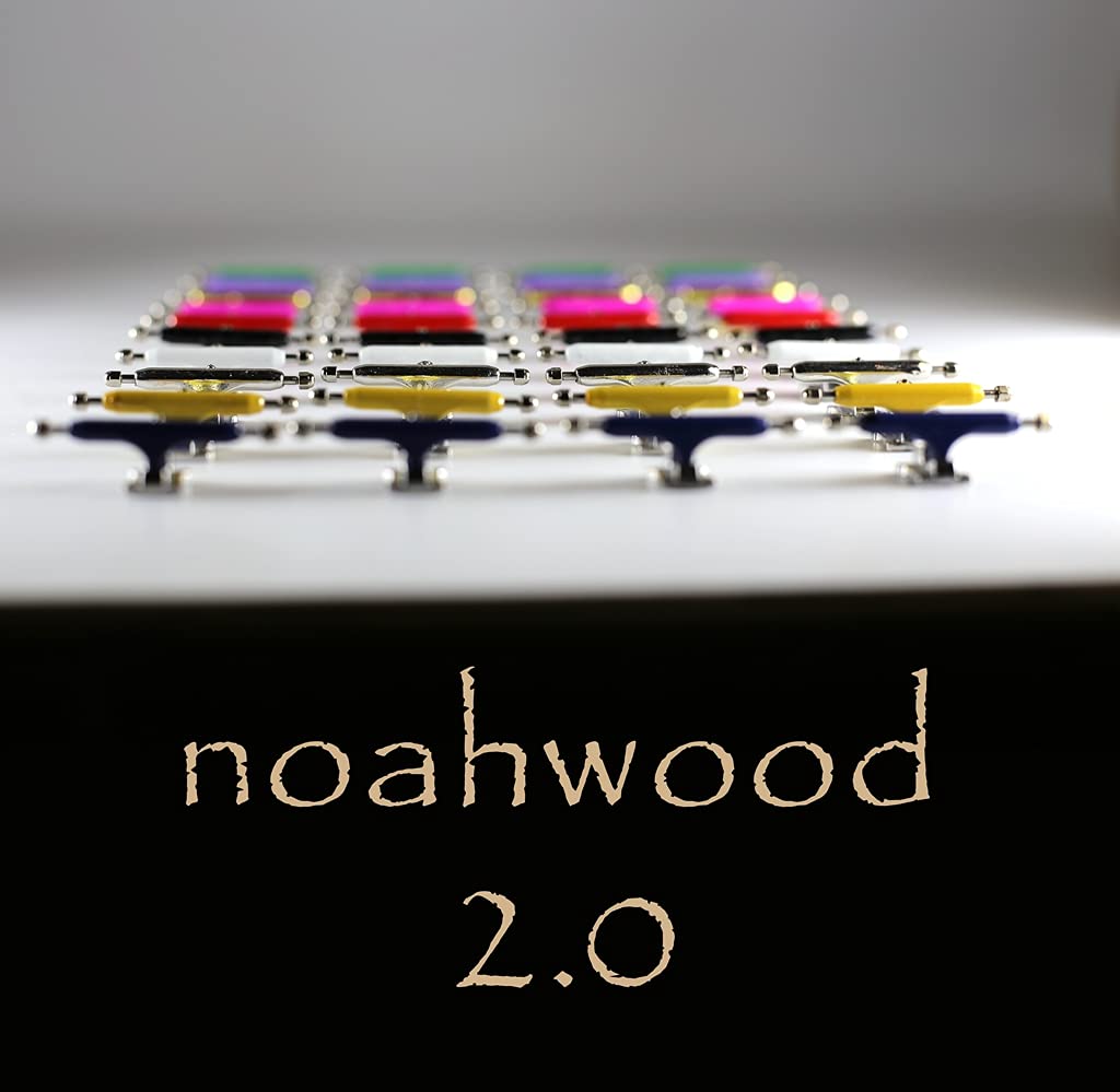 NOAHWOOD Wooden PRO 9.0 Fingerboard Complete (Noah Team 9.0 short nose short tail) Hand Made(Deck +34mm Prince Silvery Trucks)(+NW PRO Wheels ii) Set