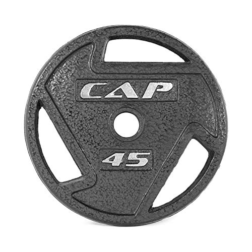CAP Barbell 2-Inch Olympic Grip Plate, 45-Pounds