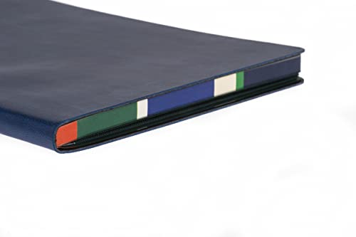 Collins Edge Mira 2024 A5 Diary - Week to View Planner - Colourful Lifestyle Planner and Organiser for Office, Work, Personal and Home - Weekly - EDMR153.55-24 (Navy)