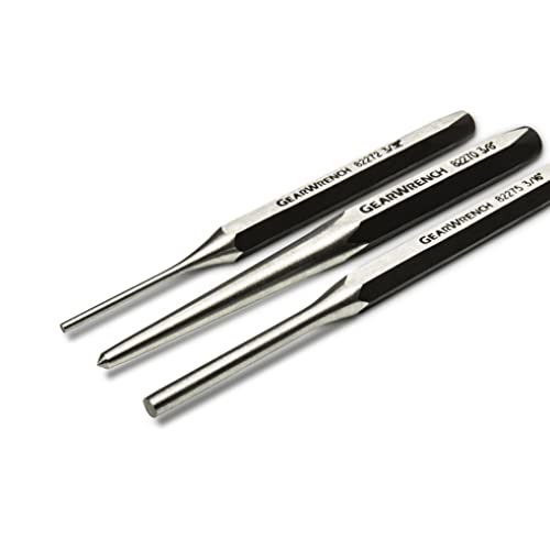 GEARWRENCH Punch and Chisel Set - 82305,Chrome, Large, 12 Pc