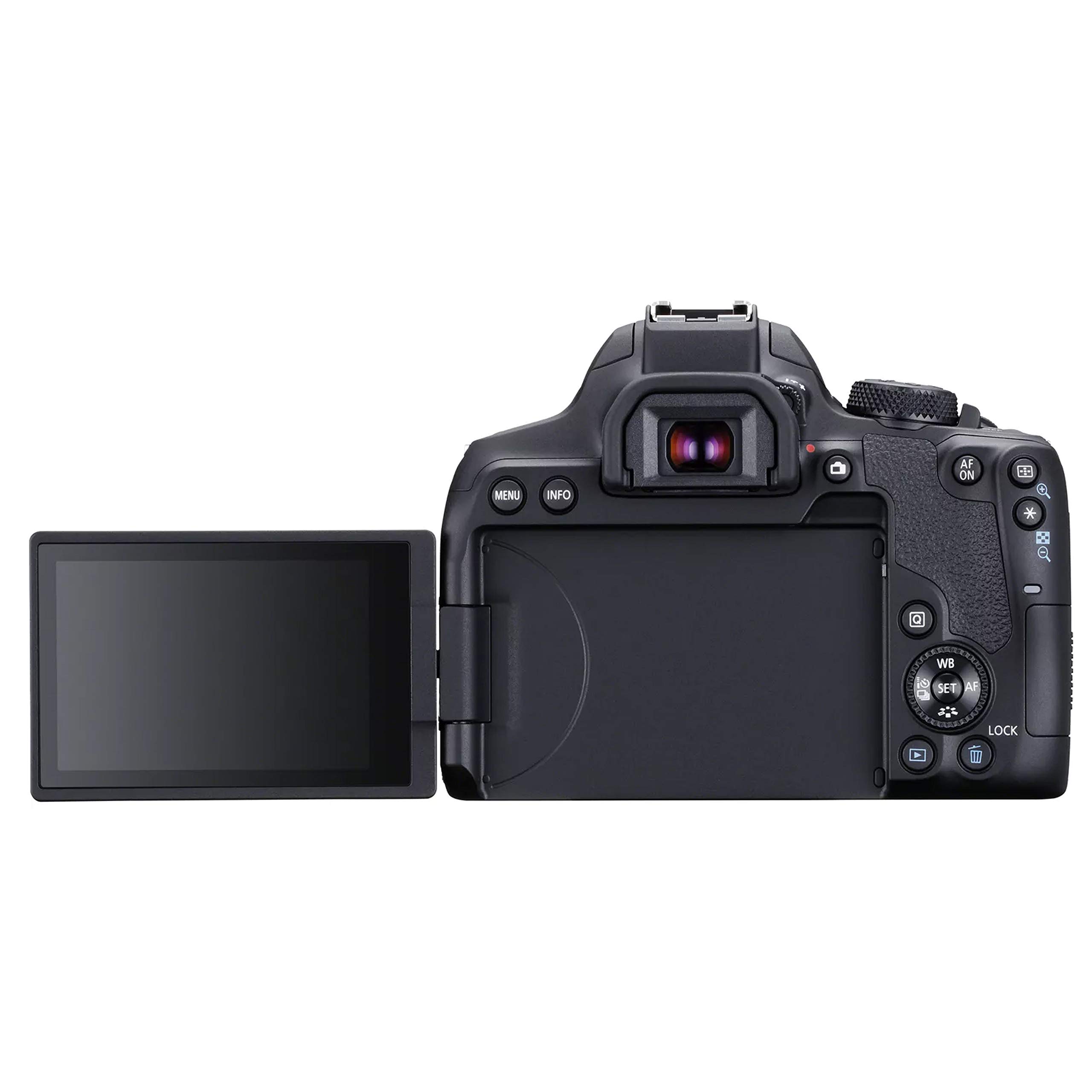 Canon EOS 850D (Rebel T8i) DSLR Camera w/ 18-135mm f/3.5-5.6 is USM Zoom Lens + 128GB Memory + Case + Tripod + Filters (34pc Bundle)
