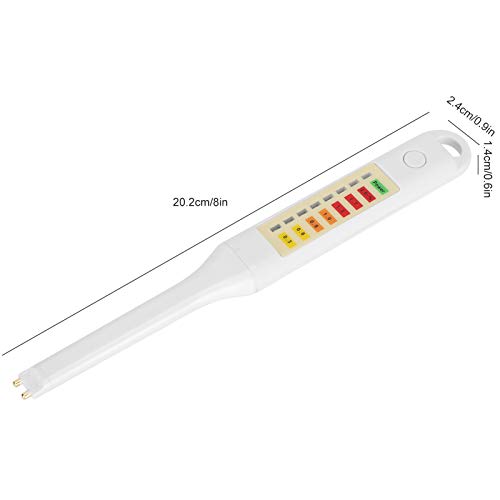 Ertuan LED Electronic Food Salt Salinity Tester - Household Portable Soup Salinity Meter Accessory, Salinity Tester Salinometer, LED Salinity Meter, Electronic Salinometer, Food Salinity Tester