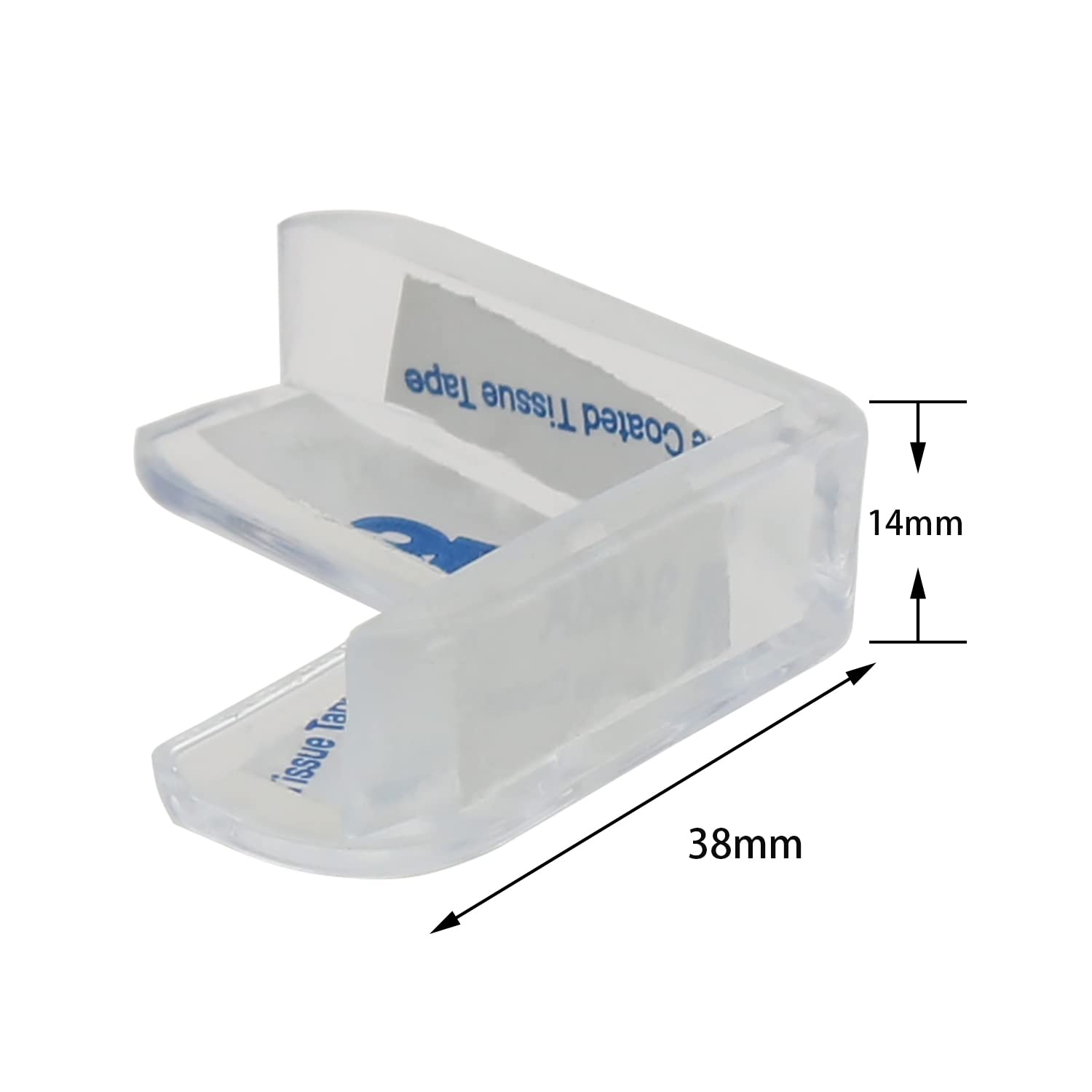Corner Protectors DGZZI 12pcs PVC L-Shaped Clear Corner Guards Furniture Corner Edge Worktop Child Bump Protectors Guards