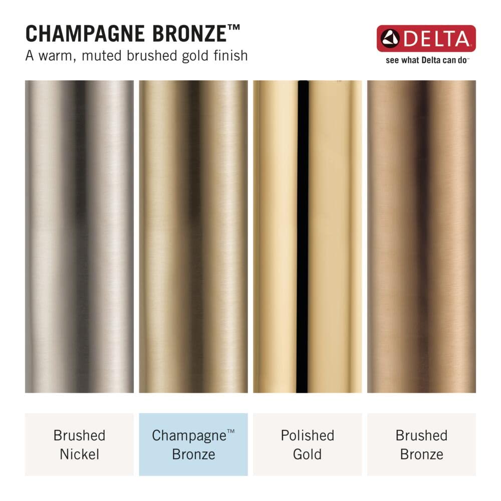 DELTA FAUCET 77660-CZ Stryke Universal Toilet Tank Lever, Champagne Bronze