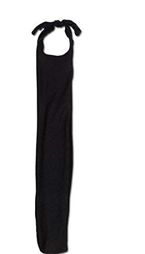 Sleazy Sleepwear Solid Colored Lycra Tie Tail Bag Tail Protection Horse Wear Clothing (Black)