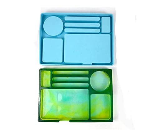 Large Resin Tray Molds, Rectangle Resin Mold Silicone for Epoxy Resin, Silicone Tray Mold for Resin Casting, Silicone Molds for Epoxy Resin Tray, Resin Tray Molds for DIY Jewelry Box, Home Decoration