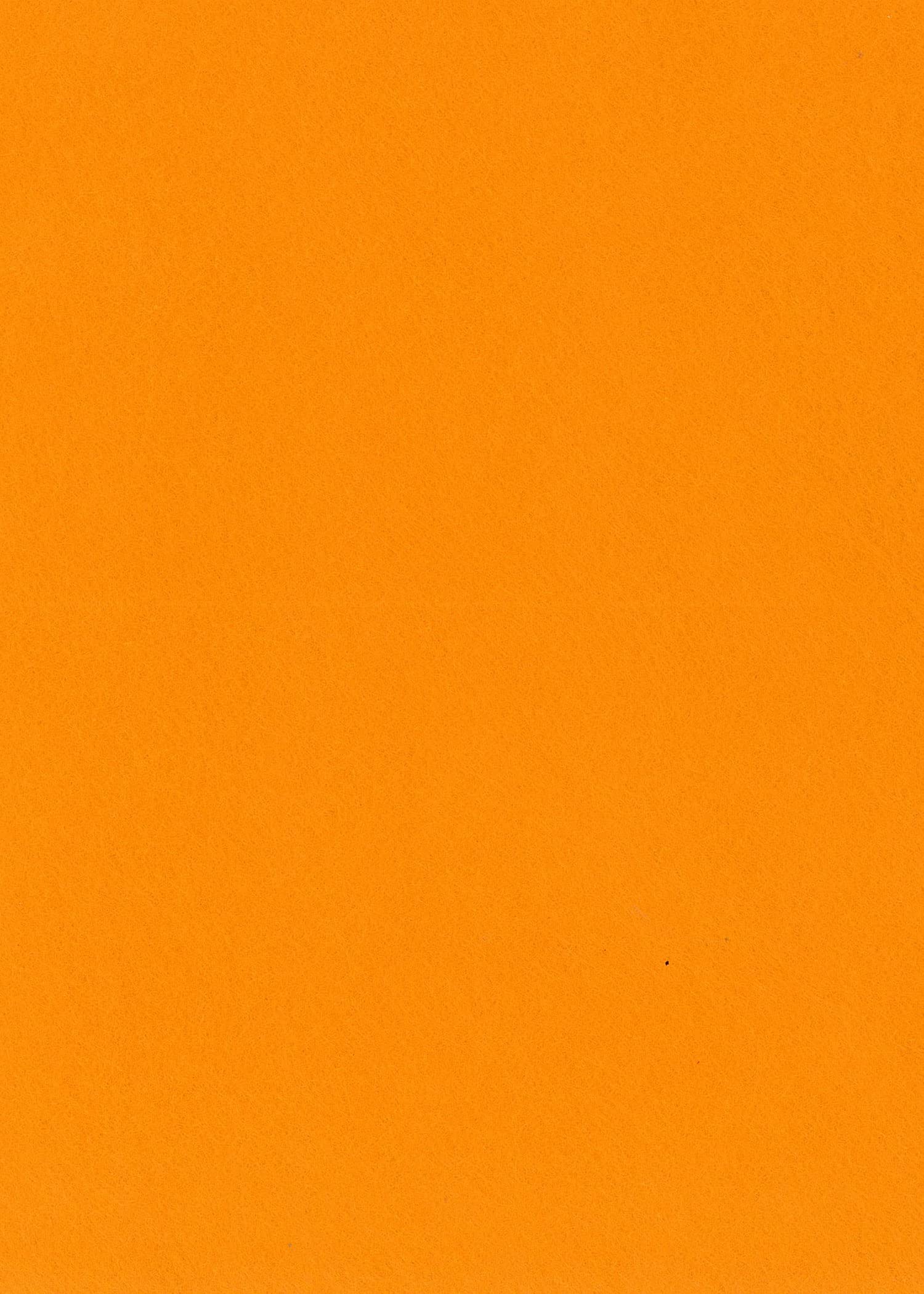 Mac'n Cheese Orange - Wool Felt Oversized Sheet - 20% Wool Blend - 1 12x18 inch Sheet