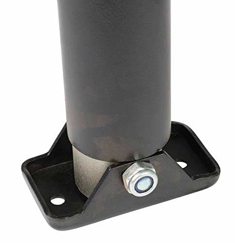 Mytee Products A Frame Trailer Jack - 2000 lbs Capacity, Black | Heavy-Duty Top Wind Tongue Jack - Ideal for RV, Utility, Boat & Marine Trailers