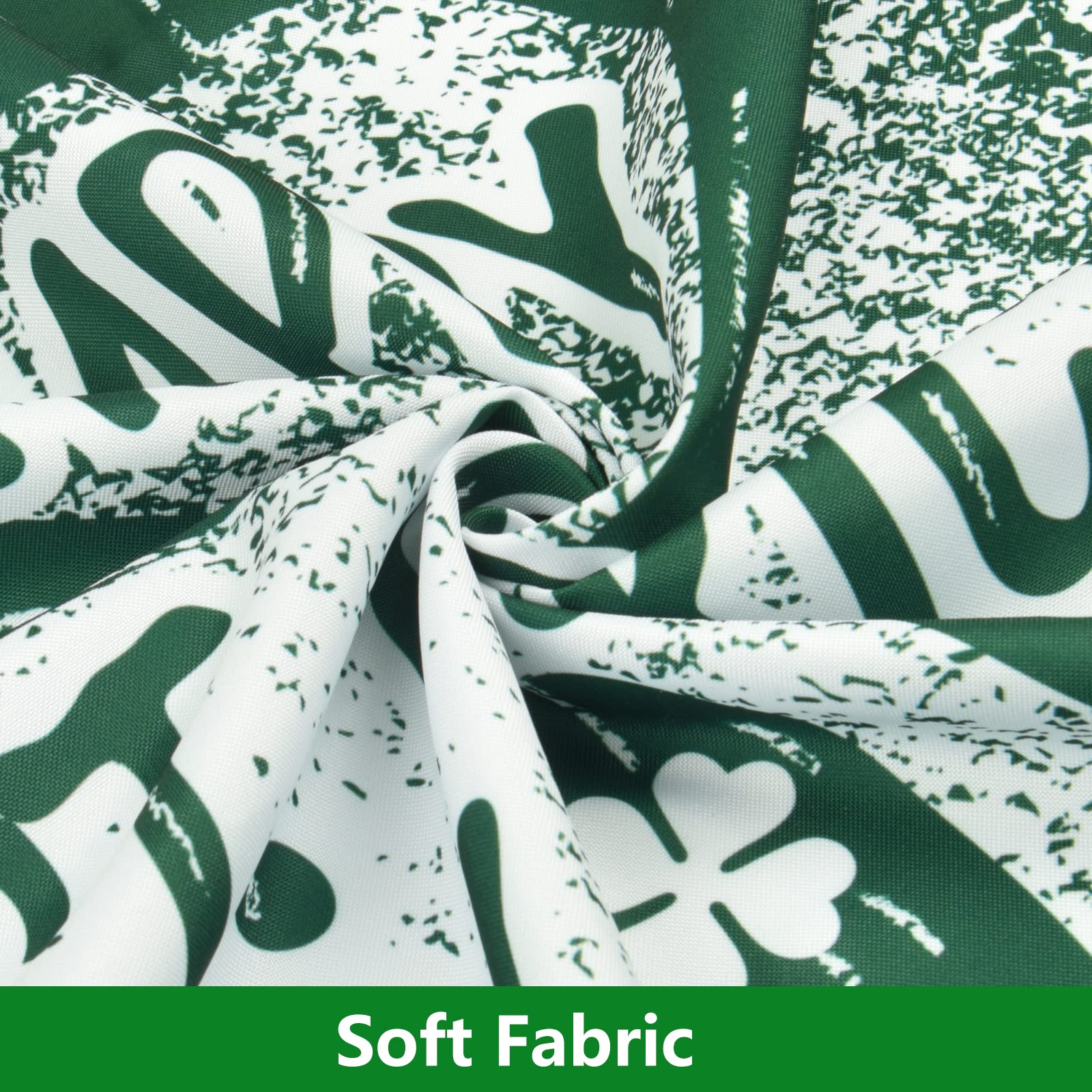Fascidorm St Patrick's Day Tablecloth, Rectangular Waterproof Wrinkle Resistant St.Patrick's Day Shamrock Decorations Table Cloth, St Patrick's Day Holiday Kitchen Dinner Party Decoration, 60" x 84"