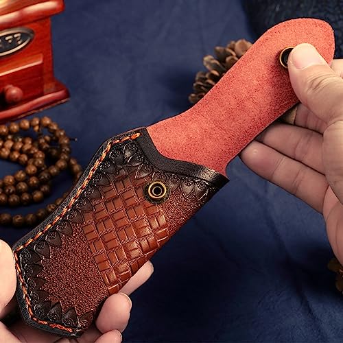 Fashion Leathers Covers Folding Pouches Leathers Sheath Tool Small Folding Sheath For Pocket