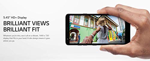 LG Prime 2 (16GB) 5.45" FullVision HD+ Display, 3,000 mAh All Day Battery, 4G LTE GSM AT&T Unlocked for All GSM Carriers - LM-X320AA (16 GB) (Renewed)