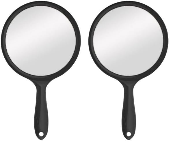 Diane Plastic Handheld Mirror, 6 x 11 Inches (Pack of 2)