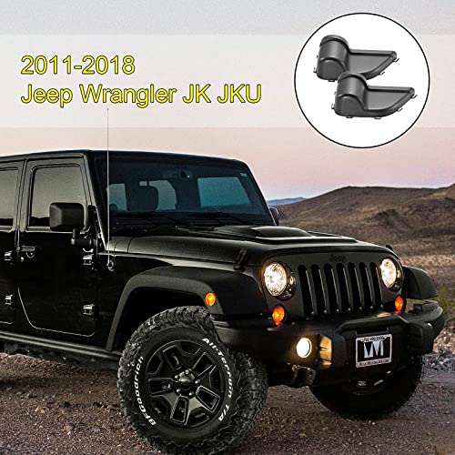 CALBEAU Front Door Side Insert Storage Pockets Box, 2PCS Door Storage Pockets for JK, Door Net Pocket Replacement for 2011-2018 Jeep Wrangler JK JKU Accessories