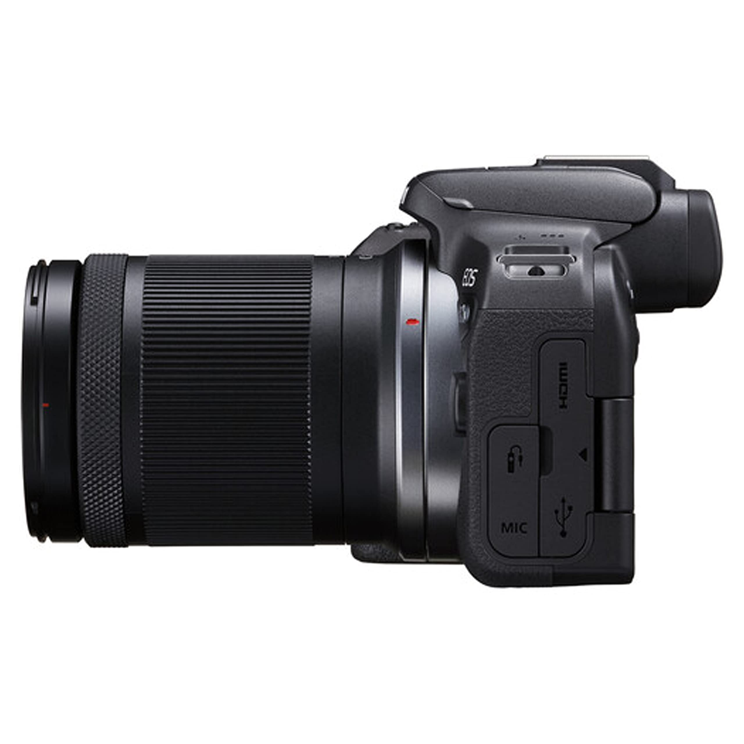 Canon EOS R10 Mirrorless Digital Camera with RF-S 18-150mm f/3.5-6.3 is STM Lens + 128GB Memory + Case + Tripod + Filters (38pc Bundle)