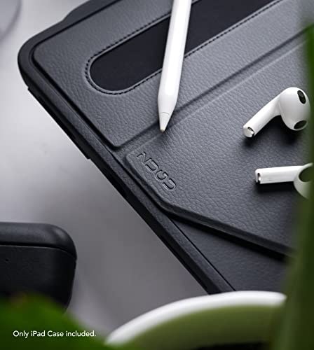 ZUGU CASE for iPad Air Gen 4 & 5 10.9 Inch (2020/2022) - Protective, Ultra Thin, Magnetic Stand, Sleep/Wake Cover - Black