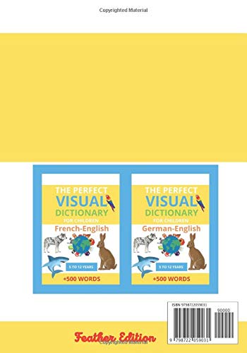 The Perfect Visual Dictionary For Children: Bilingual Picture Dictionary English-Spanish For Children, +500 Word Grades 1-5