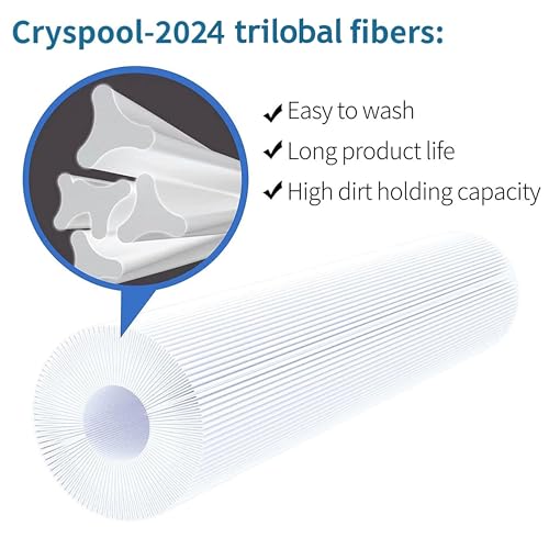 CRYSPOOL Spa Filter Compatible with Caldera 50, Caldera Spas, C-7350, 1019401, 73532, PCD50N, FC-3963, 50 sq.ft hot tub Filter, 1 Pack