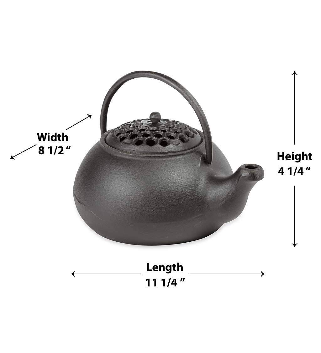 Honeycomb Top Wood Stove Steamer| Solid Cast Iron| Matte Black Finish| Rust Resistant| Decorative Functional Alternative to Electric Humidifiers| 3 QT Capacity| 11.25" L x 8.5" W x 4.25" H