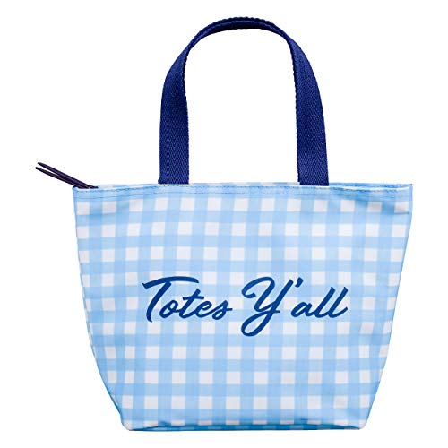 Draper James Insulated Cotton Y'all Reuseable Lunch Tote Bag, One, Multi