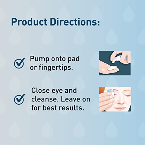 OCuSOFT Lid Scrub PLUS Foam- Moderate to Severe Eyelid Conditions - Instant Foaming Eyelid & Eyelash Cleanser - Extra Strength Daily Eyelid Cleanser to Remove Oil, Dirt, Pollen & Eye Makeup-1.68 fl oz