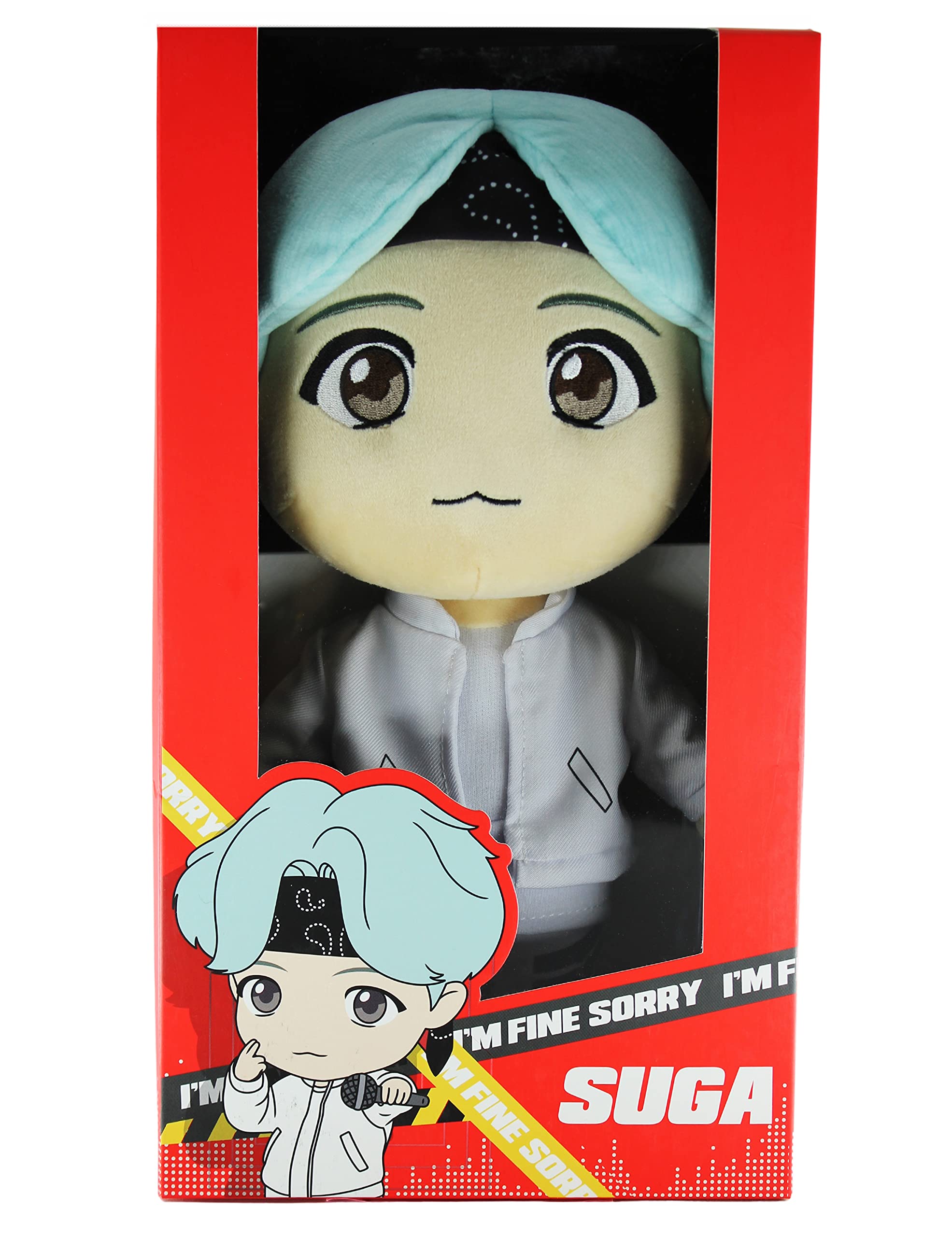 TinyTAN BTS MIC Drop 11.8" Plush Doll SUGA - Official Licensed BTS Merchandise - BTS Plushies, BTS Merch, Kpop Merch, BTS Kpop (SUGA)