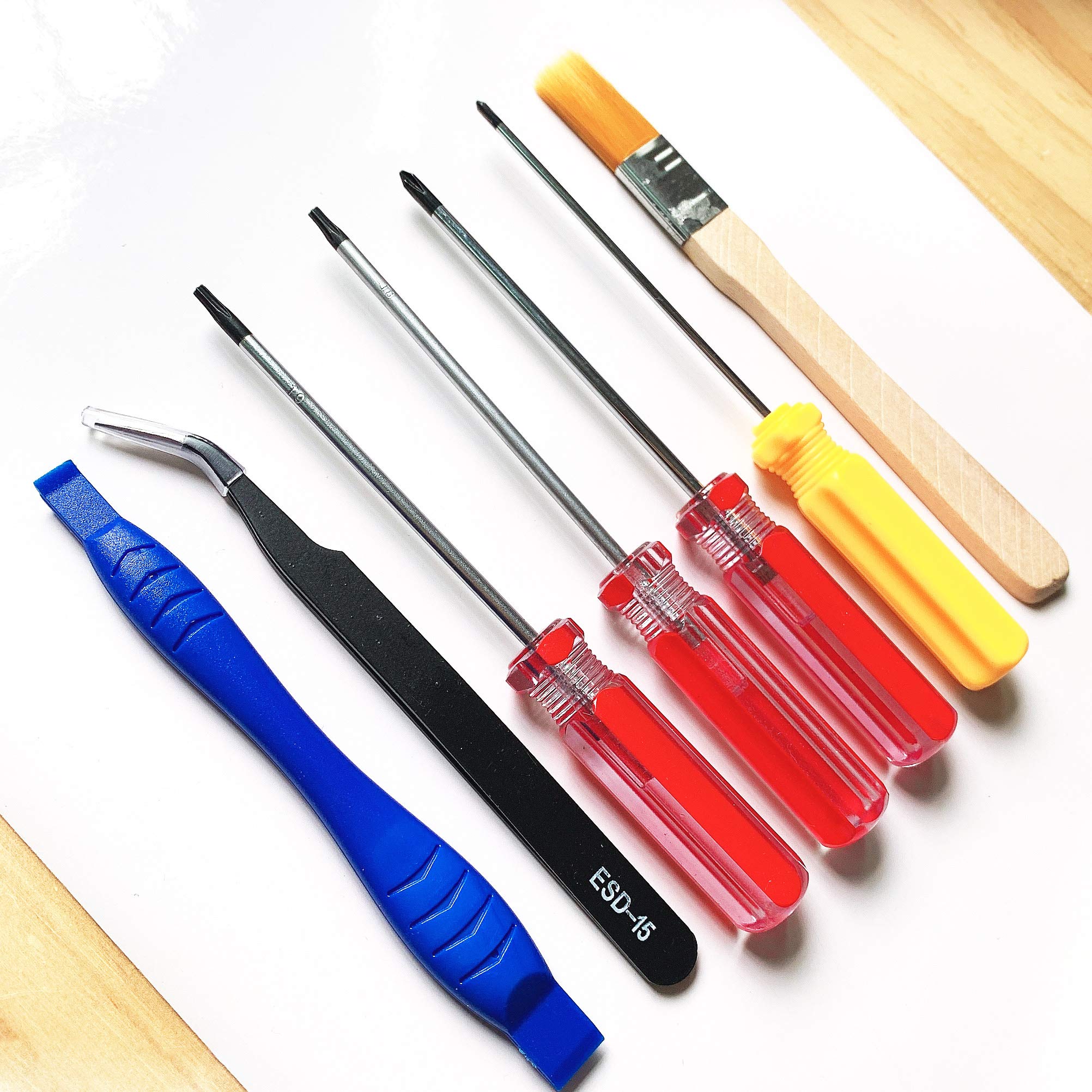 SIKAMI T8 T9 Torx Security Phillips PH00 PH0 Screwdriver Tool Set for PS5 Playstation PS4 PRO/PS4/PS4 Slim teardown cleaning Disassembly PS4 Controller(Set2)