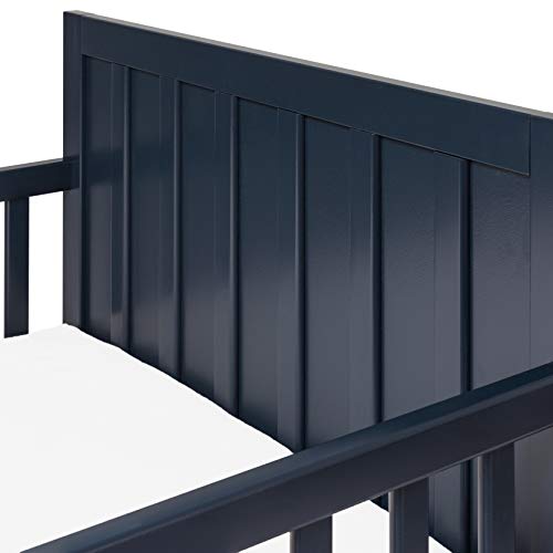 Carter's by DaVinci Benji Toddler Bed in Navy Blue, Greenguard Gold Certified