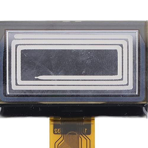 Digital LCD Board, Easy Installation 1.54in 128x64 LCD Display Screen for DIY(MRC128-2 Yellow)