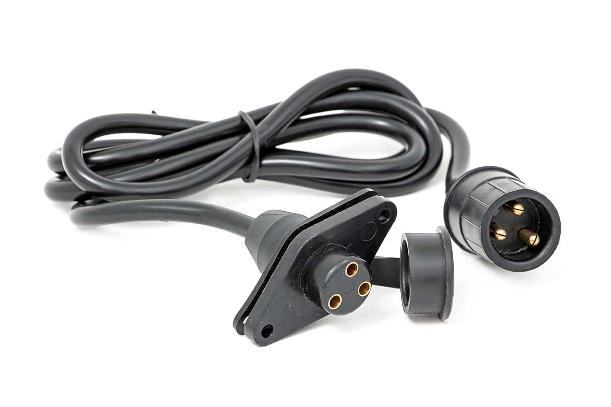 Rough Country 3-Prong Winch Hand Remote Wiring Extension | 4 FT - RS130