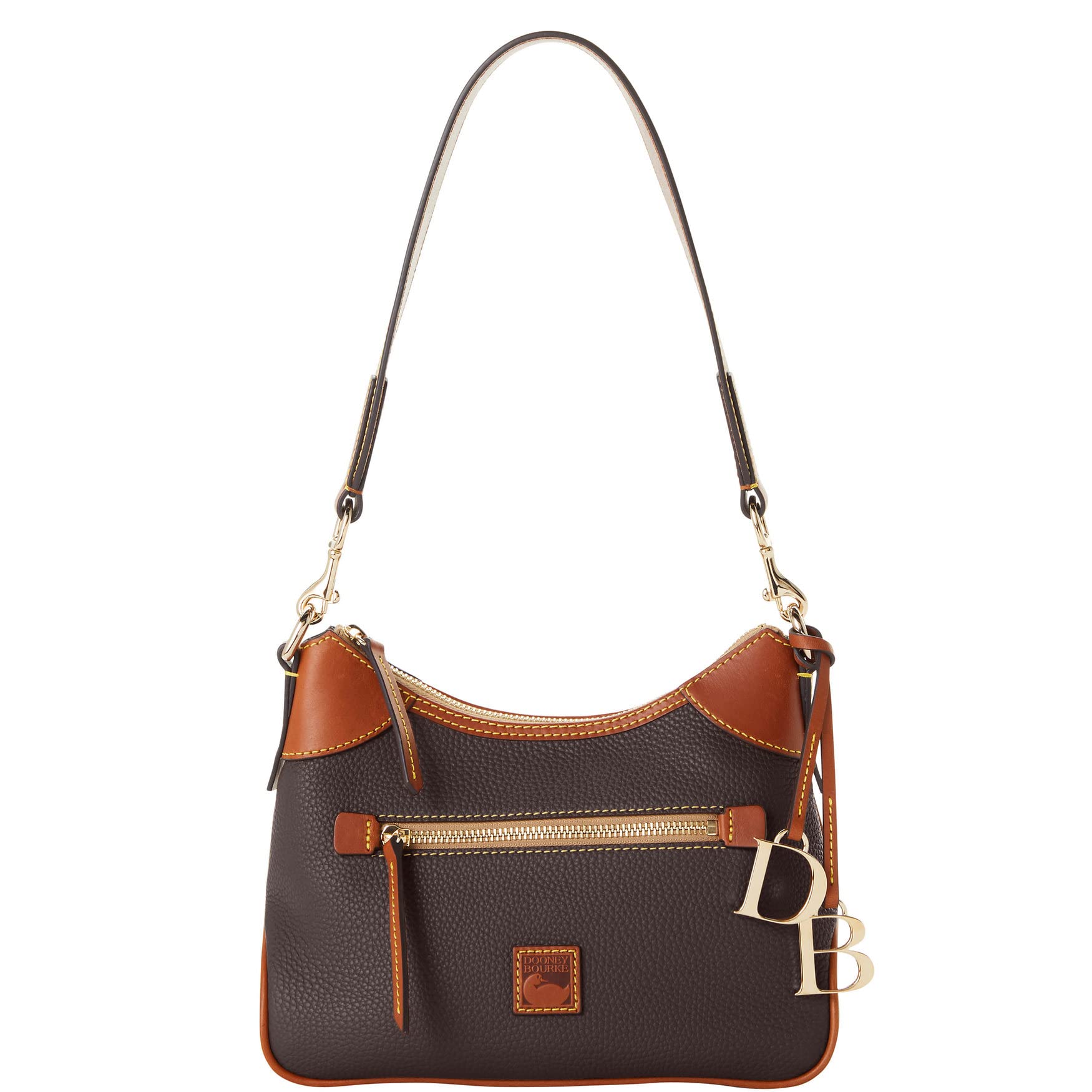 Dooney & Bourke Handbag, Pebble Grain Small Hobo Shoulder Bag - Brown Tmoro