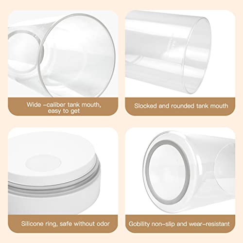 SNADER 0.7L Automatic Vacuum Canister for Coffee & Food Storage ,Electric Smart Coffee Storage Containers with Magnetic Charging & CO2-Release Valve, Glass Food Storage Containers with Lids