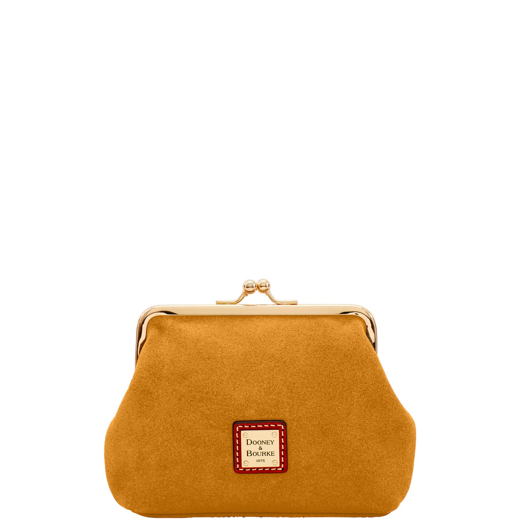 Dooney & Bourke Wallet, Suede Large Framed Purse Wallet - Chamois