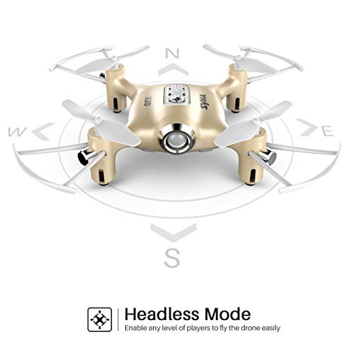 Pocket Drones for Kids with Headless Mode,Altitude Hold,3D Flip,2.4Ghz Nano LED Small RC Quadcopter,Easy to Fly Indoor Helicopter Plane for Beginners