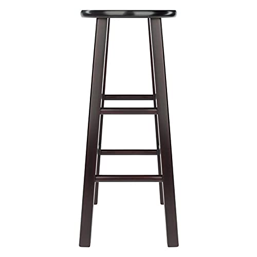 Winsome Wood Element Bar Stools, 2-Pc Set, Espresso