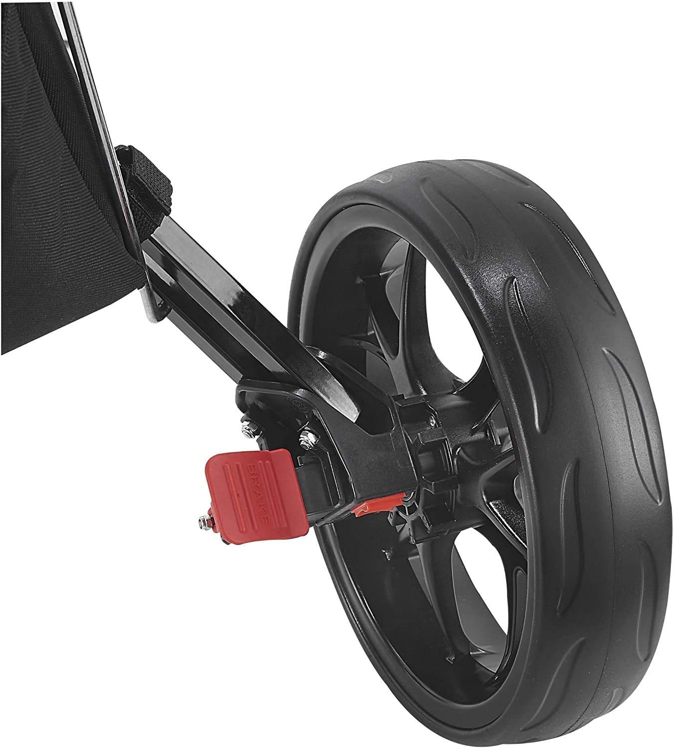 Caddytek CaddyLite 11.5 V3 3 Wheel Golf Push Cart - SuperLite Deluxe, Lightweight, Easy To Fold Caddy Cart Pushcart , Silver , 53.5 x 27 x 45"